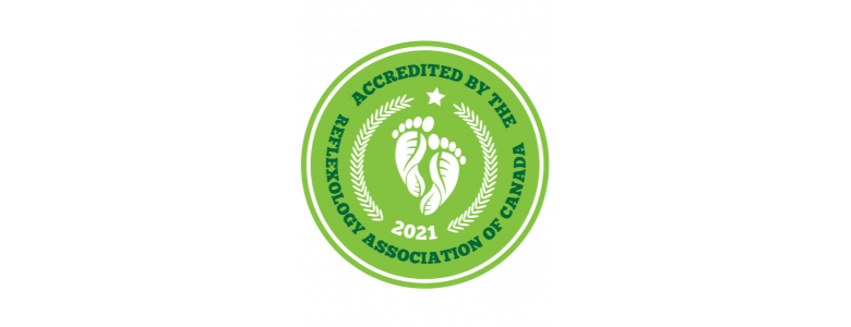 accredited logo banner - Reflexology Association of Canada