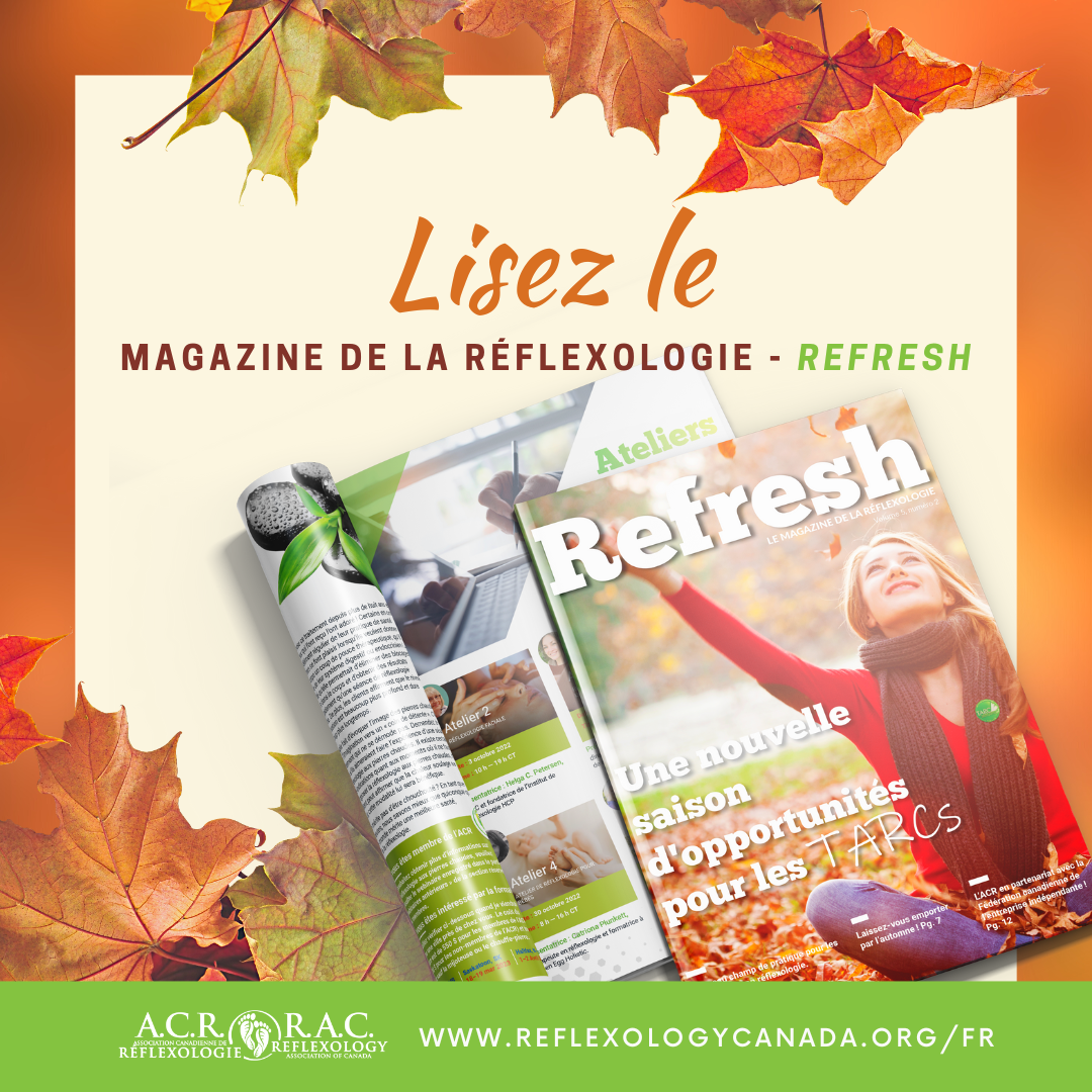 la magazine réflexologie - Reflexology Association of Canada