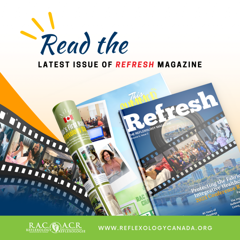 Read the latest issue of REFRESH magazine - Reflexology Association of ...