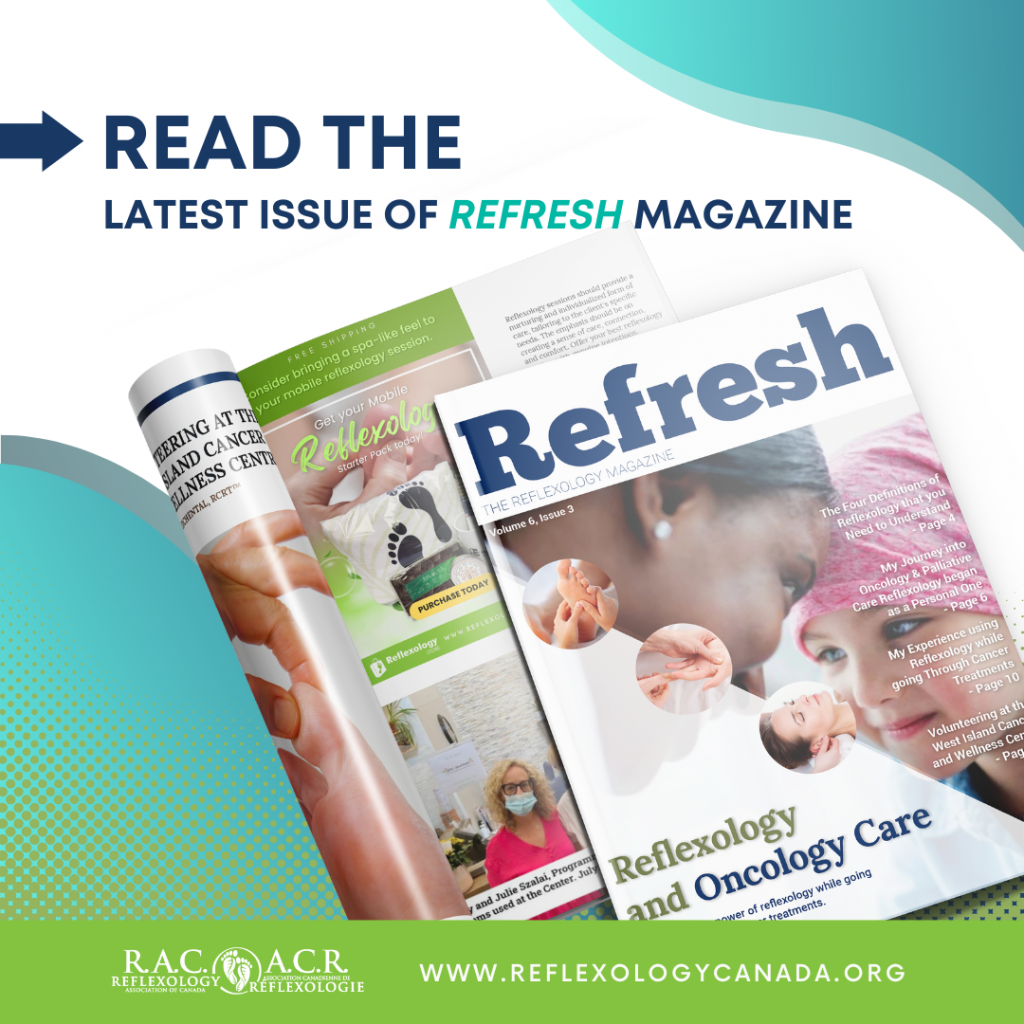 Read the latest issue of REFRESH magazine - Reflexology Association of ...